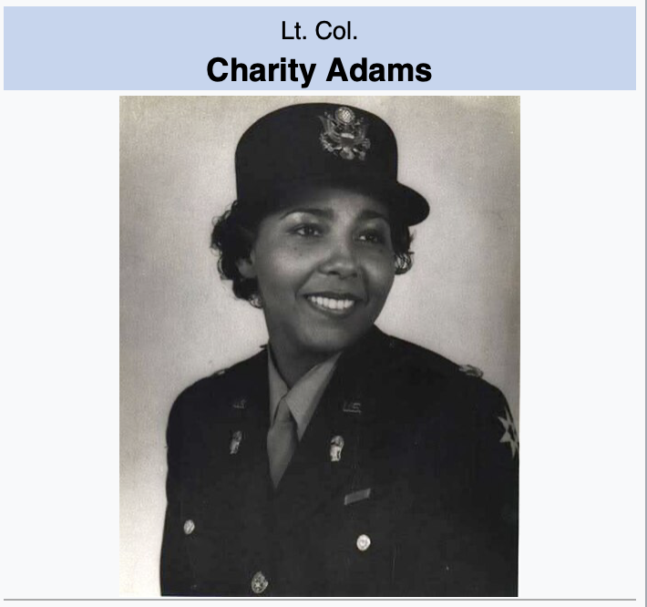 The Story of Lt. Col. Charity Adams and the Six Triple Eight ...
